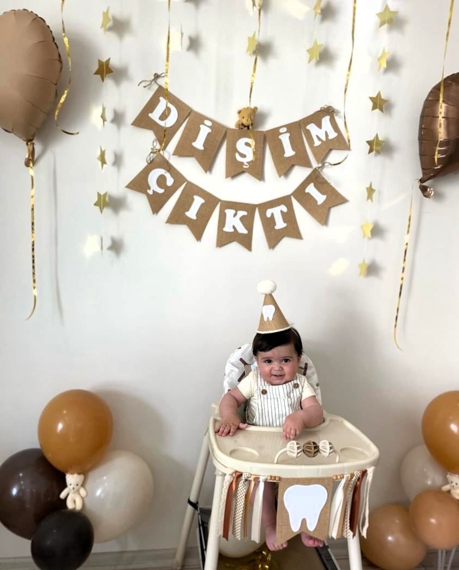 Custom Banner, My First Tooth Banner, Baby First Tooth Dentist Party ...