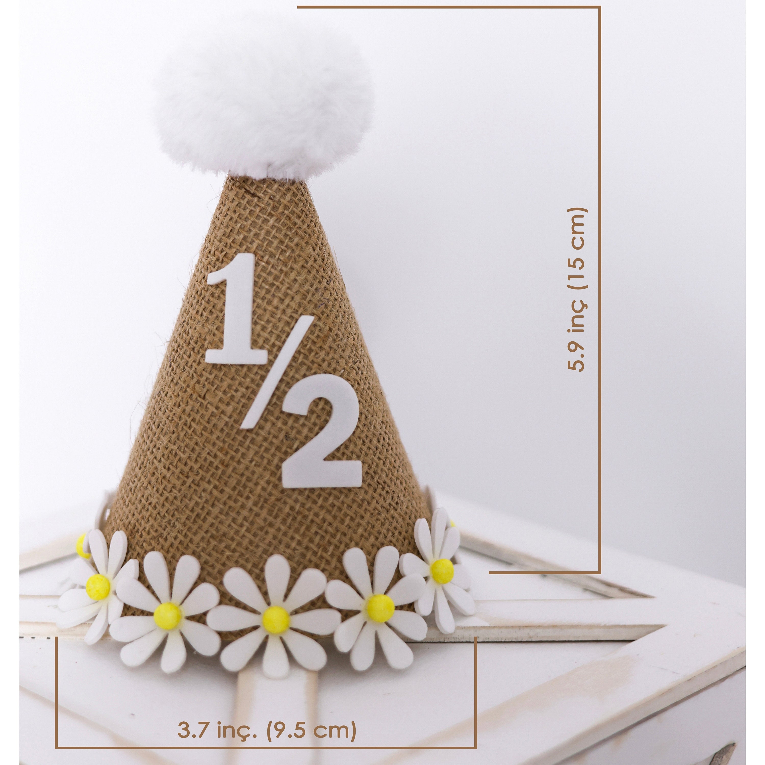 Custom Daisy Baby Shower Party Hat, Daisy Decoration for Daisy Birthday ...