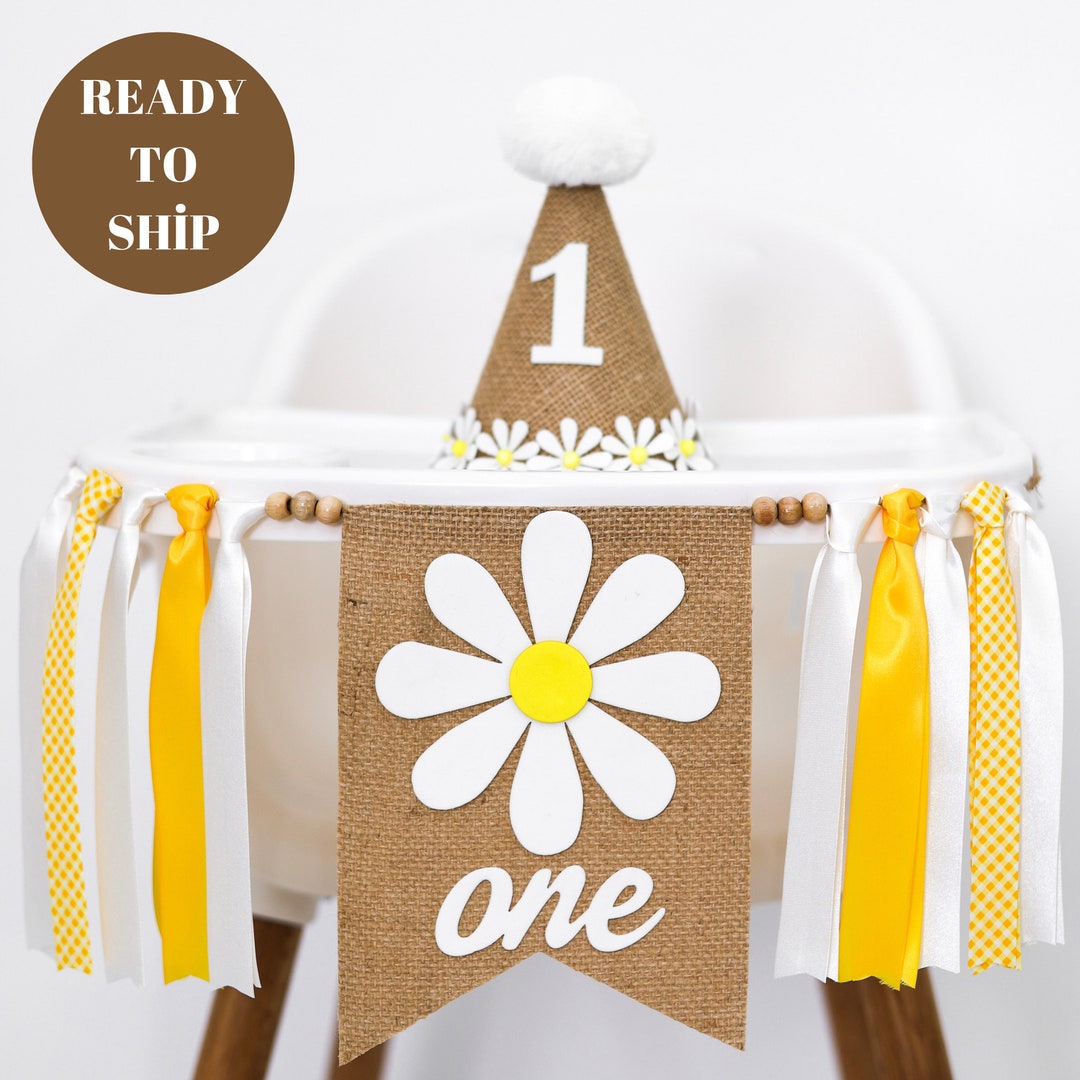 Custom Daisy Baby Shower Party Hat, Daisy Decoration for Daisy Birthday ...