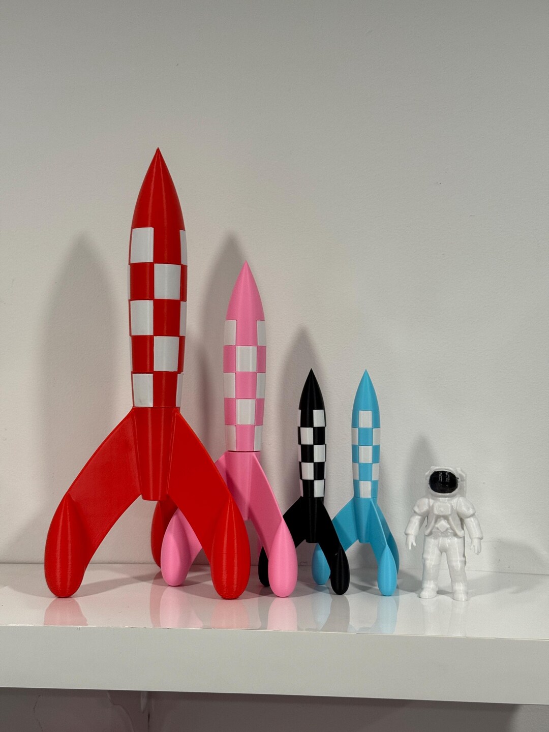 The Adventures of Tintin Rocket - Vintage Space Rocket - 3d Printed X ...