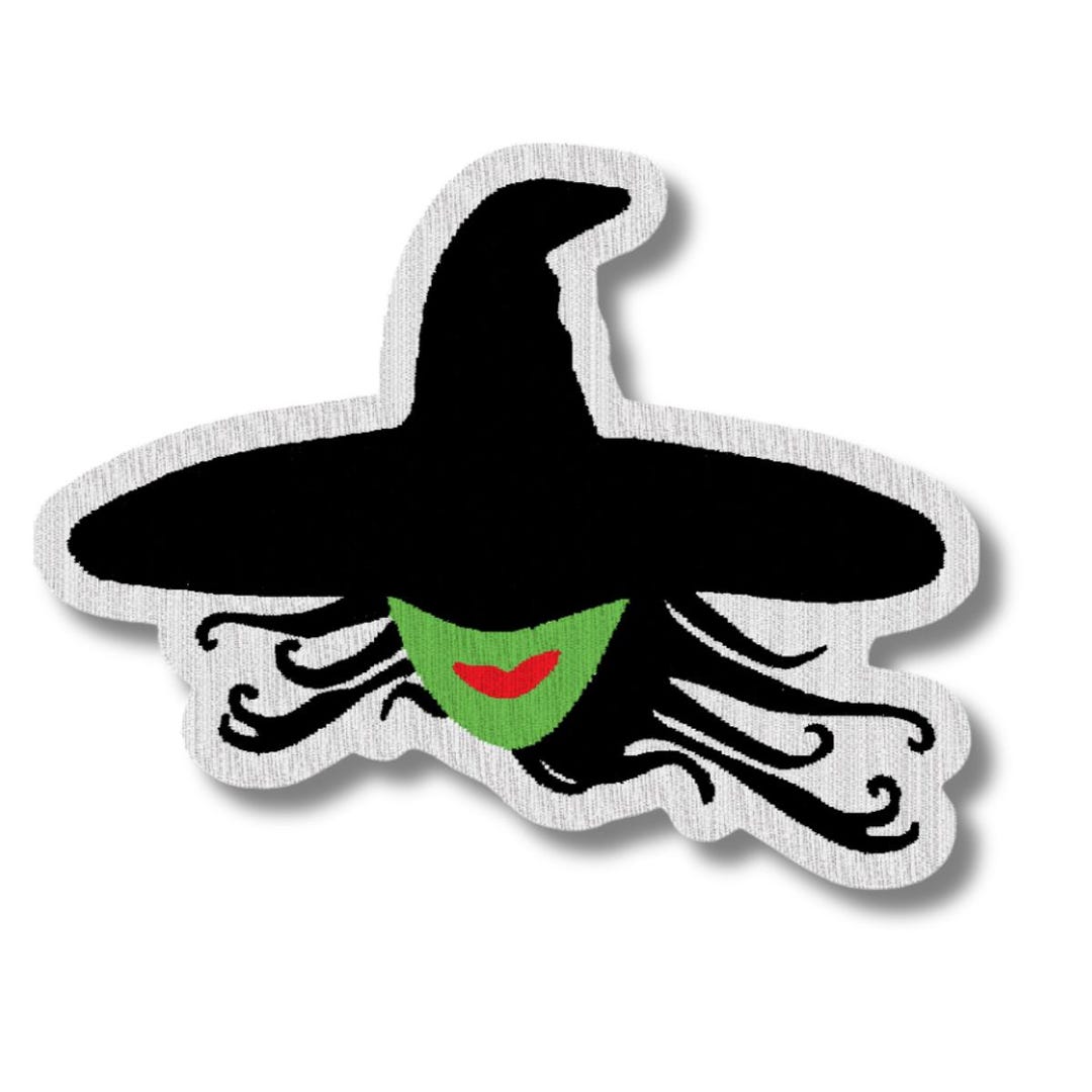 WICKED green Witch Face Embroidery Patch Elphaba-inspired From Wicked ...