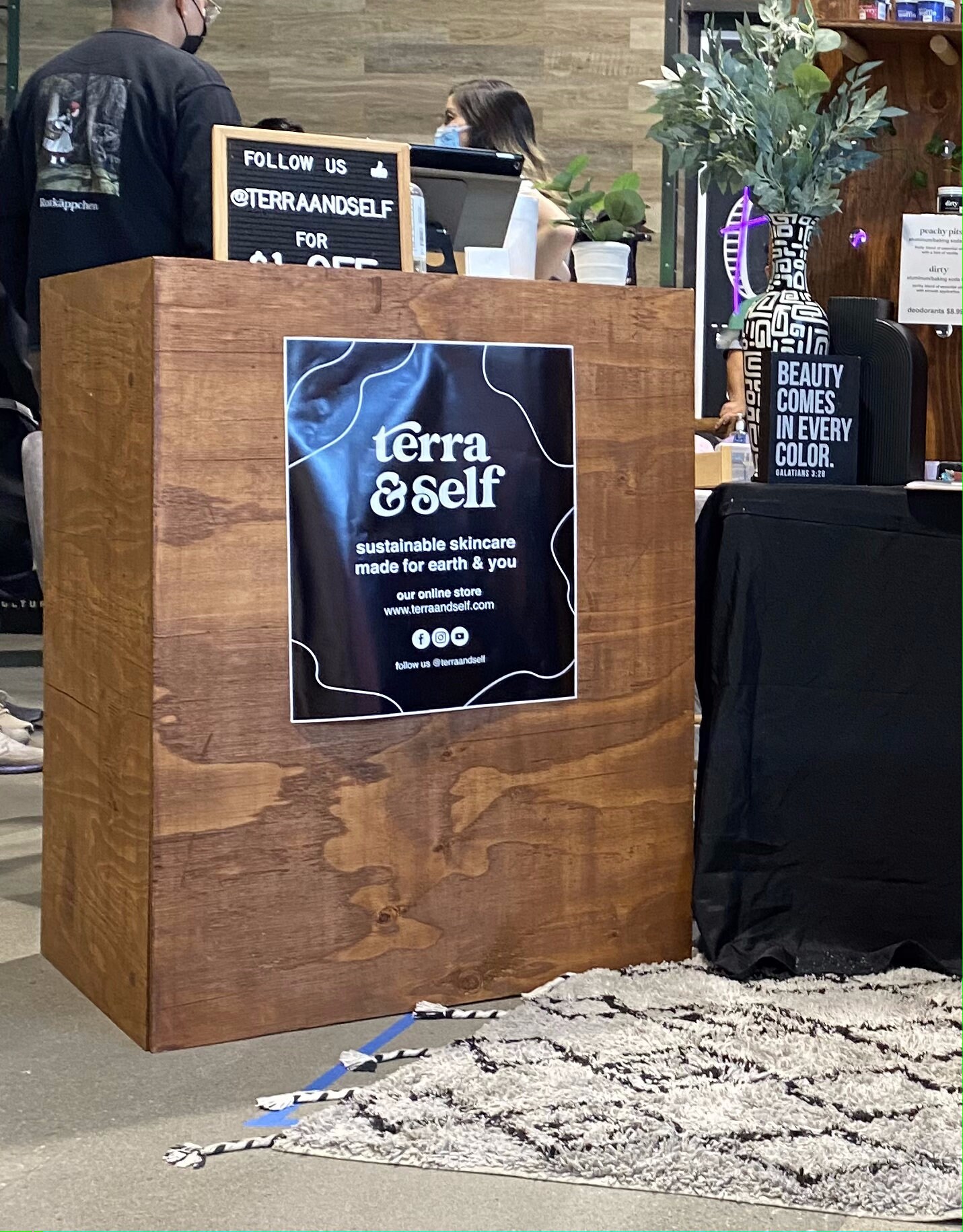 FOLDING CHECKOUT STAND Modern Folding Shelf Portable - Etsy