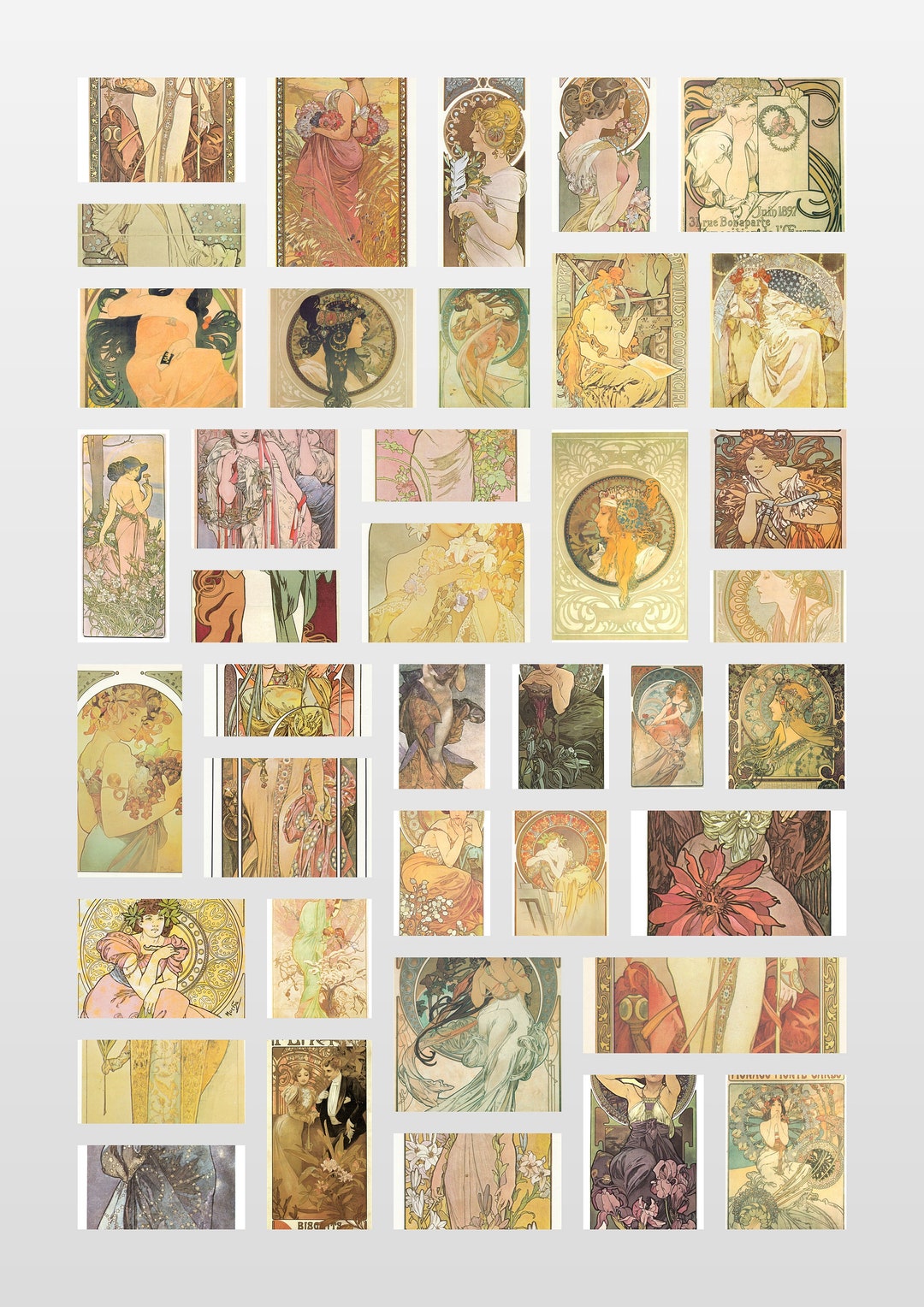 39 Alphonse Mucha Images - High Res and Out of Copyright - Etsy