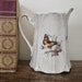 Vintage Speckled Ceramic Pitcher With Butterflies - Etsy