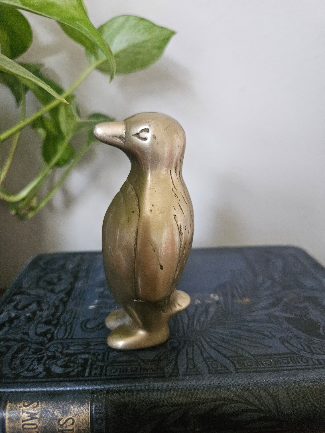 Vintage Brass Penguin - Etsy