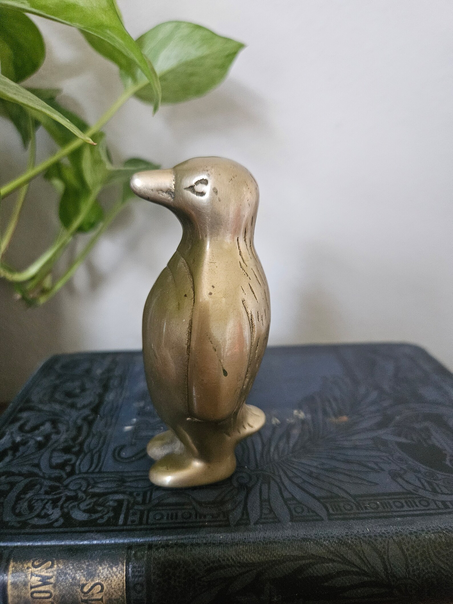 Vintage Brass Penguin - Etsy