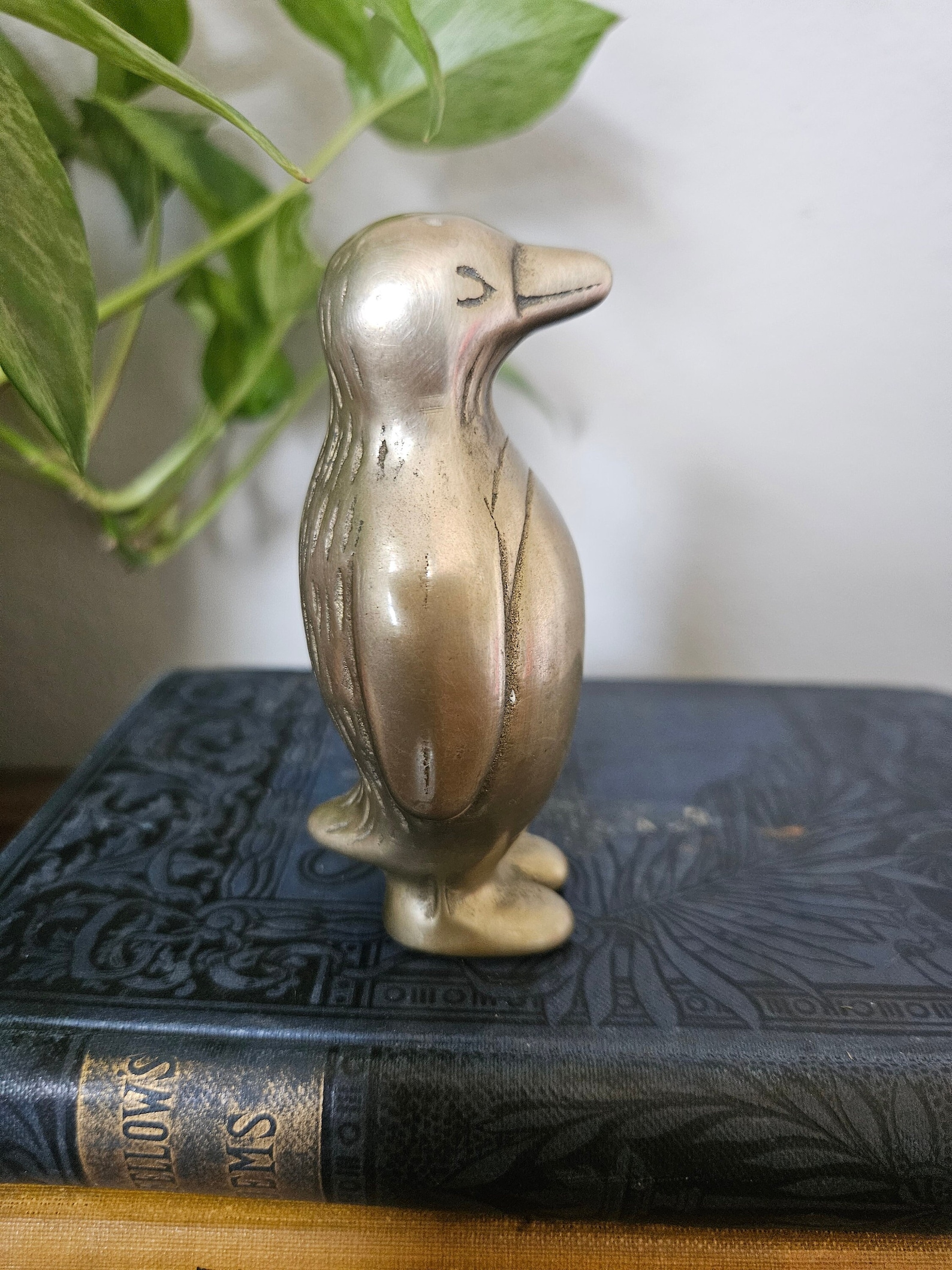 Vintage Brass Penguin - Etsy