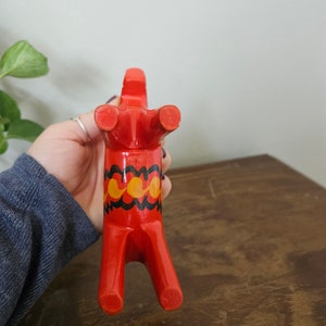 Vintage Swedish Dala Horse - Hand Carved and Painted - Etsy