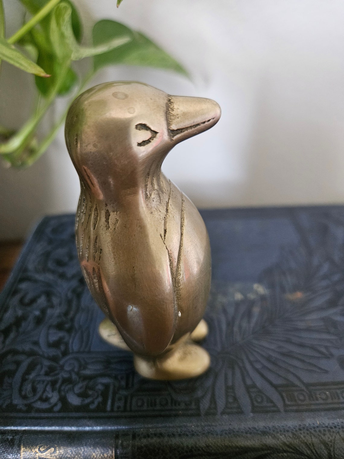 Vintage Brass Penguin - Etsy