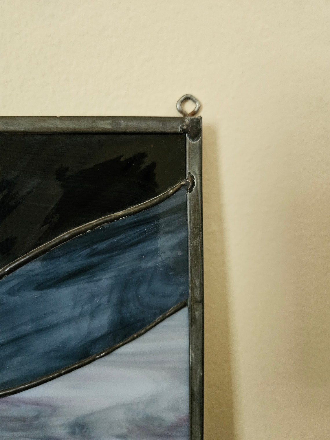 Vintage Stained Glass Windmill - Etsy