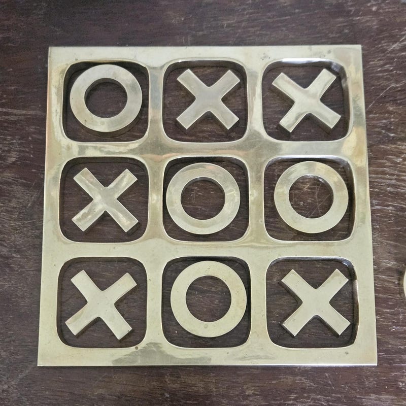 Vintage Tic Tac Toe - Etsy