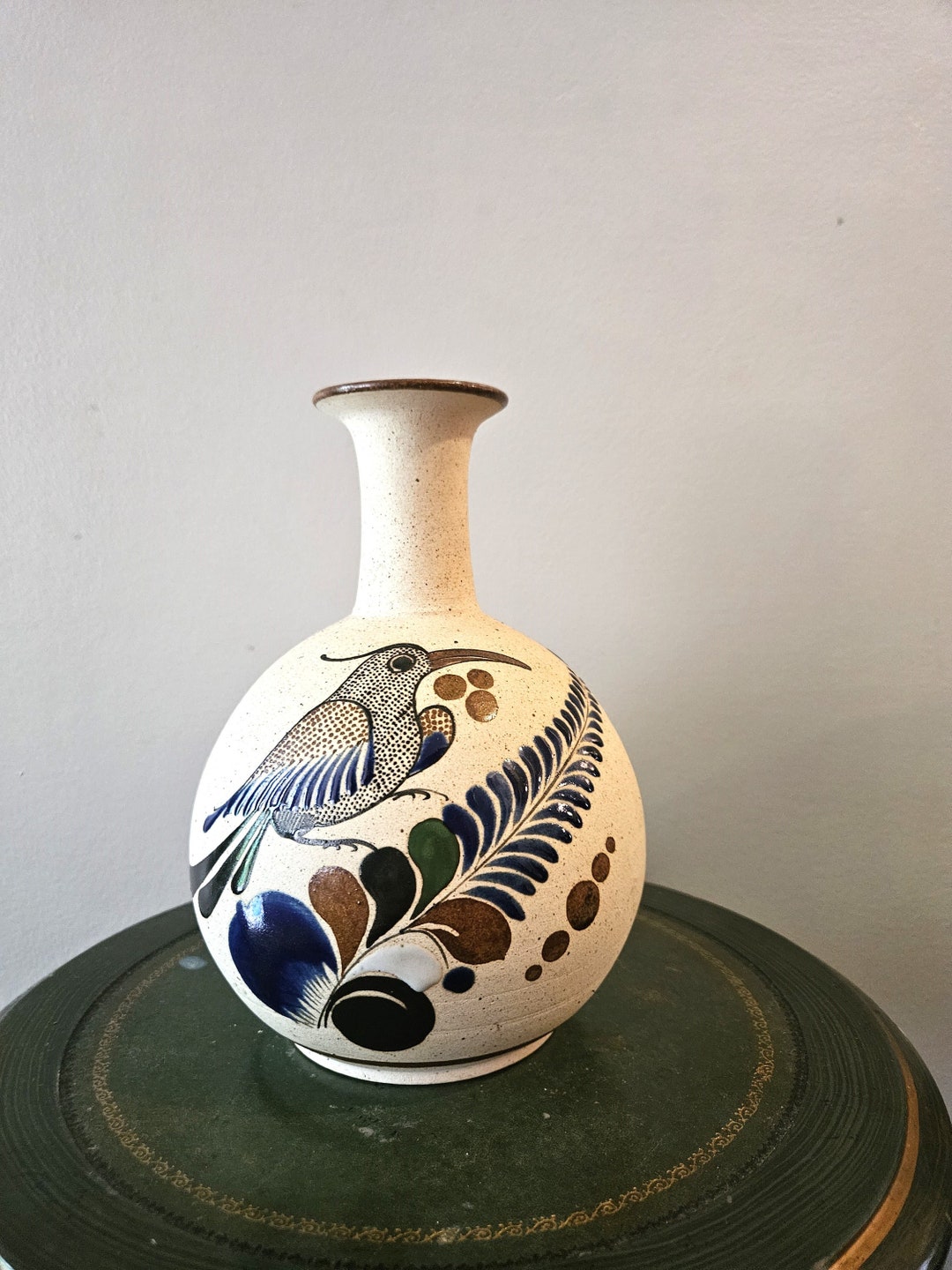 Vintage Mexican Tonala Sandstone Pottery Vase - Etsy