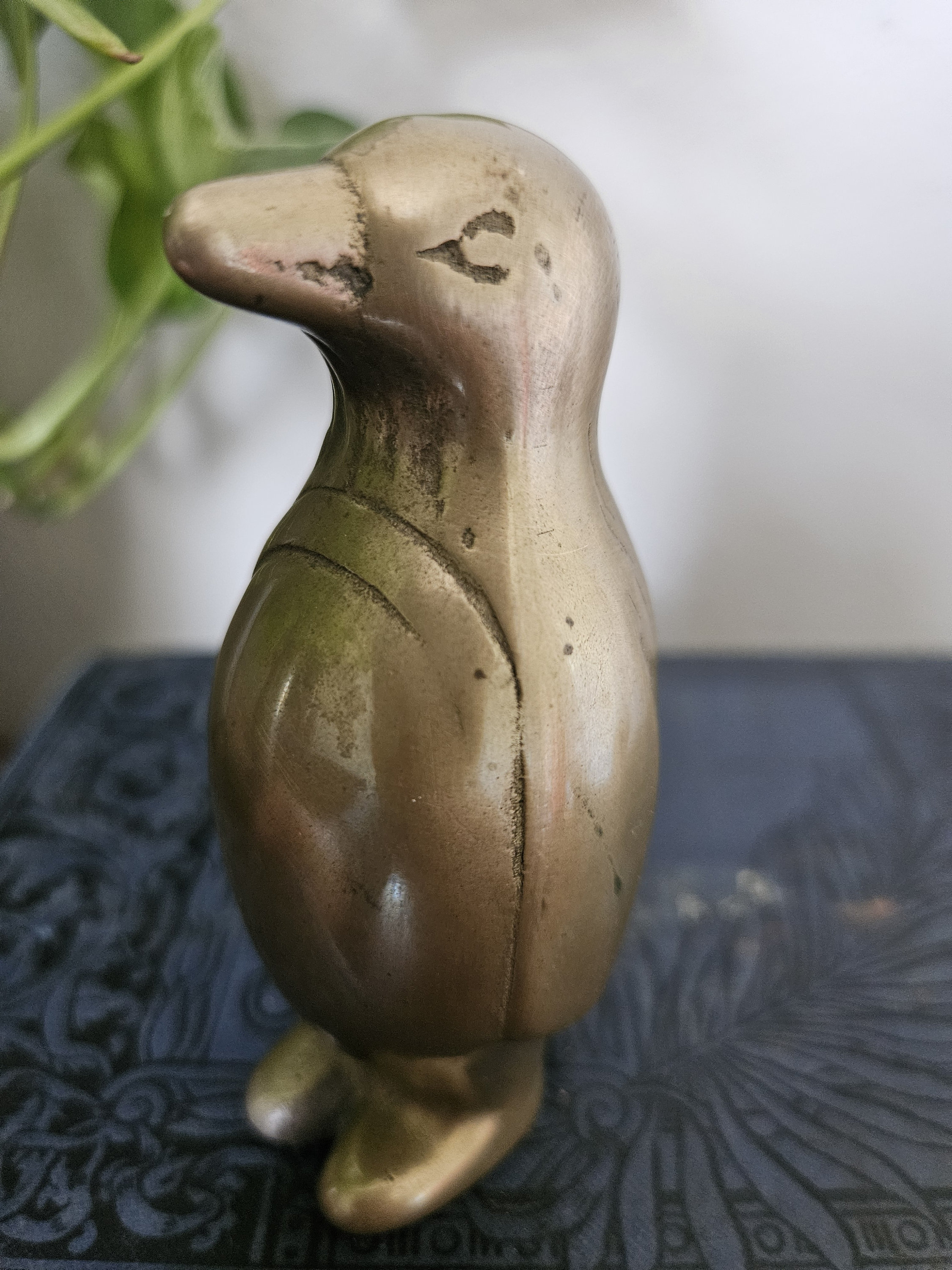Vintage Brass Penguin - Etsy