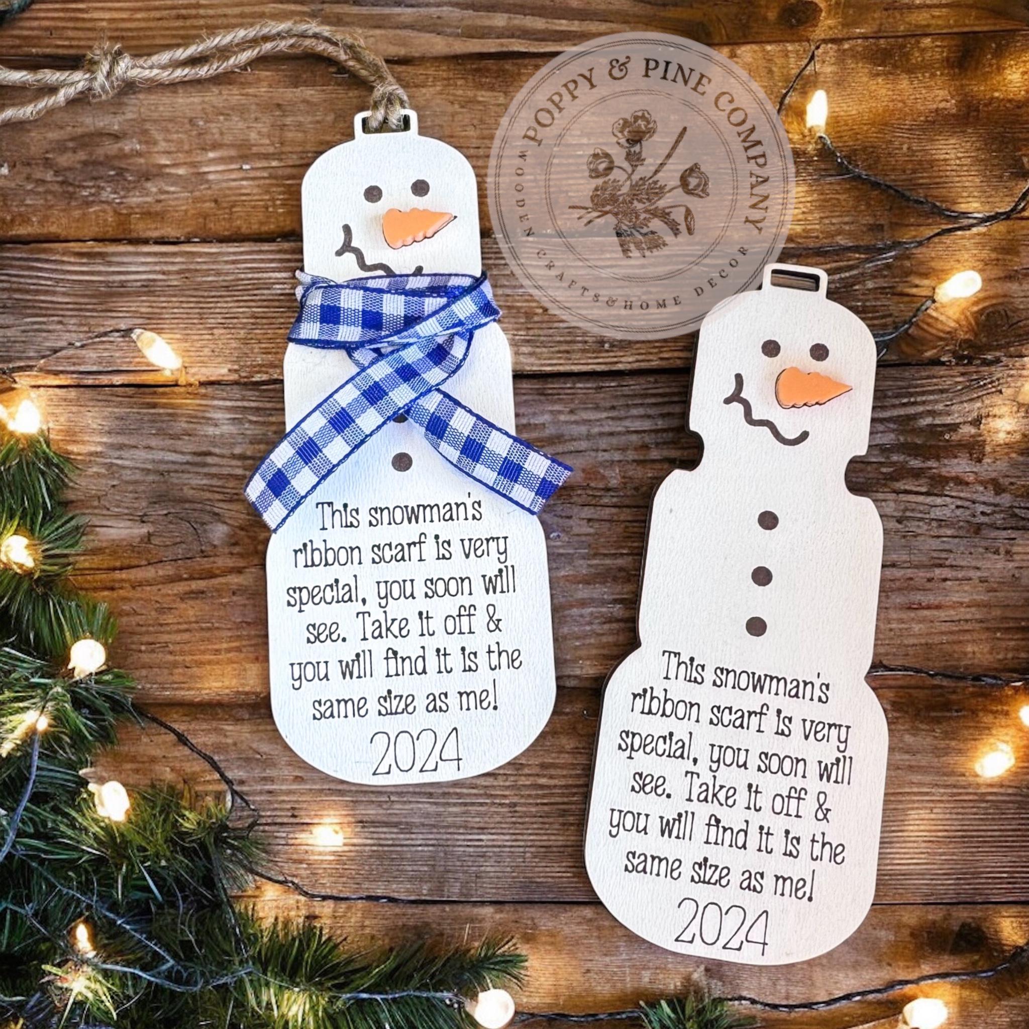 Snowman Measurement Ornament | DIGITAL - Etsy