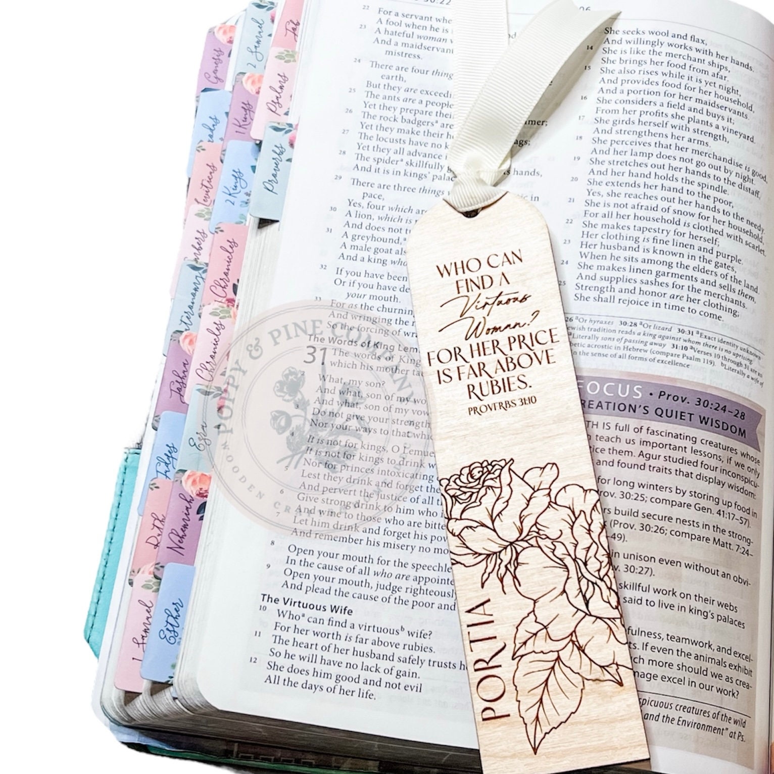 Proverbs 31 Virtuous Woman Bible Bookmarks SVG DIGITAL - Etsy