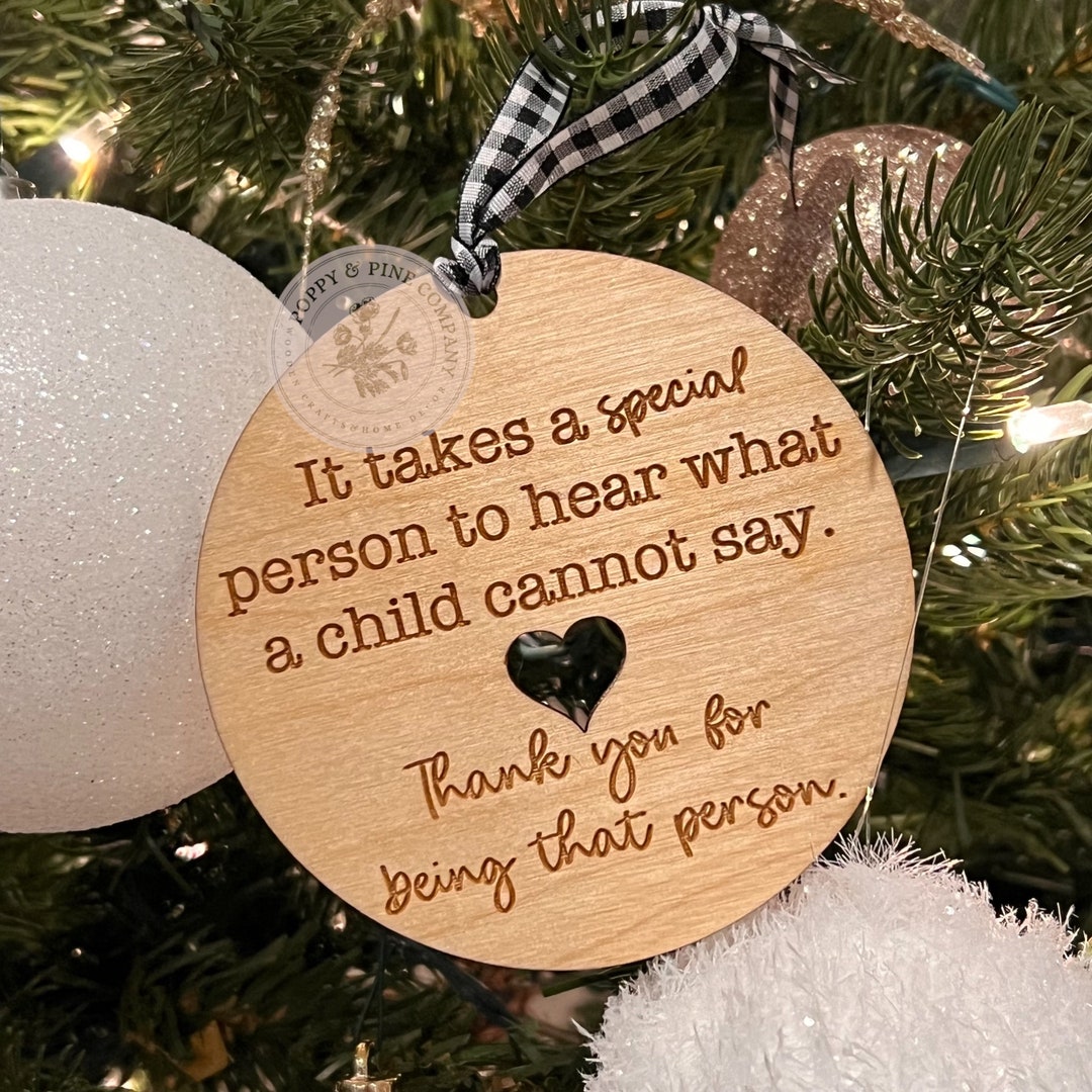 Speech Therapist Ornament| Digital File | Speech Teacher - Etsy
