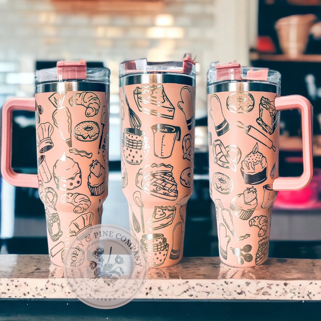 HAND DRAWN Bakers Dream Full Wrap 40 Oz| Pastry| Bread| Kitchen ...