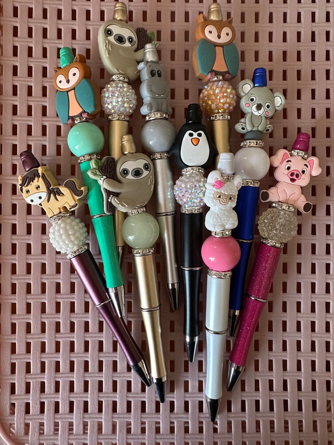 Animal Beadable Pens - Etsy