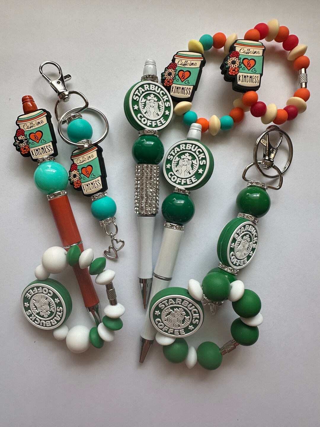 Coffee Fun/ Cup Charms/pens and Keychains - Etsy