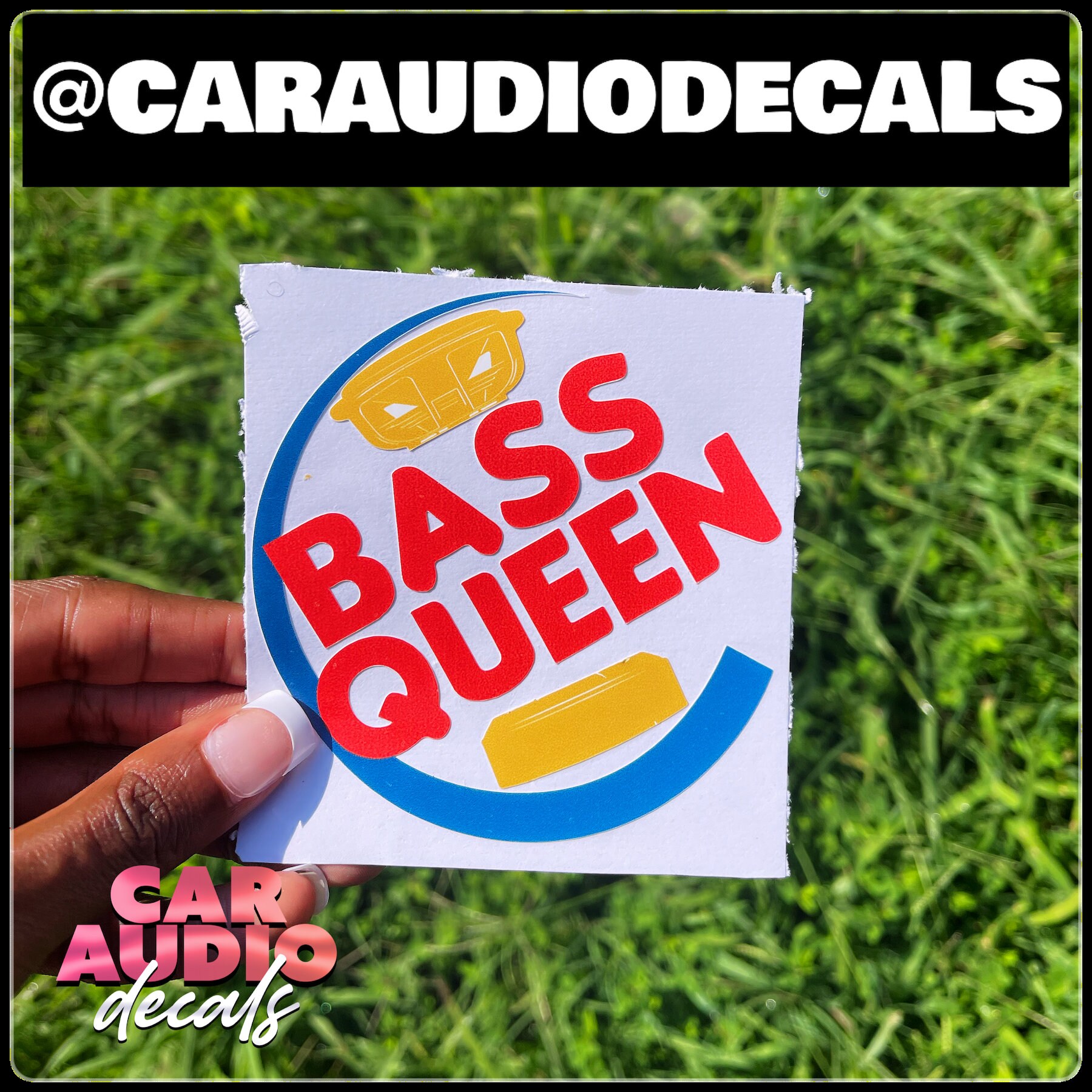 Bass Queen Parody Decal - Etsy