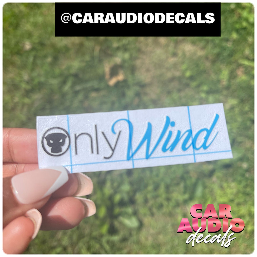 Only Wind Decal - Etsy