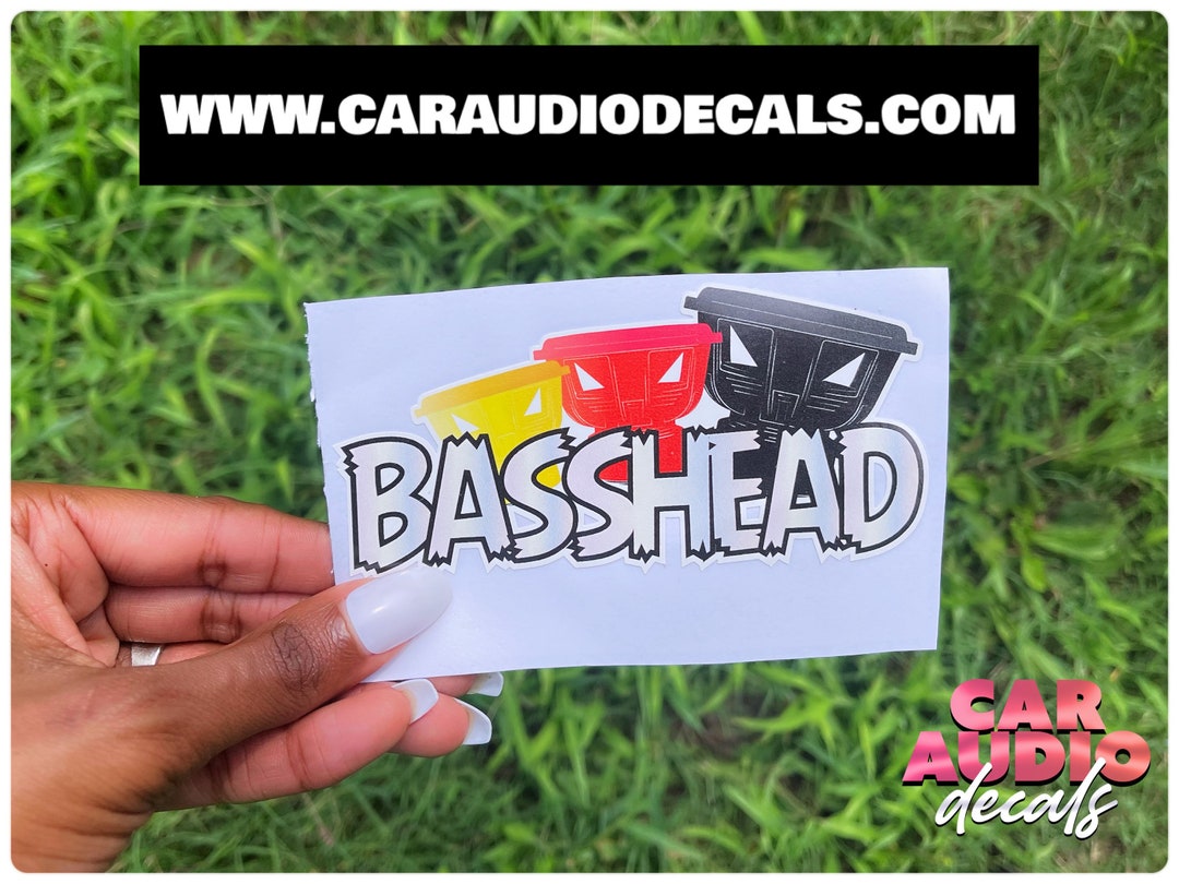 Angry Basshead Decal - Etsy