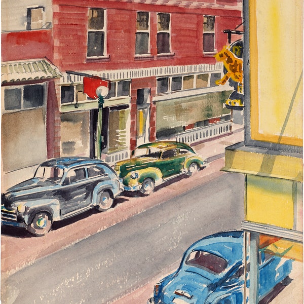 Pen and Ink Drawings Street Scene - Etsy