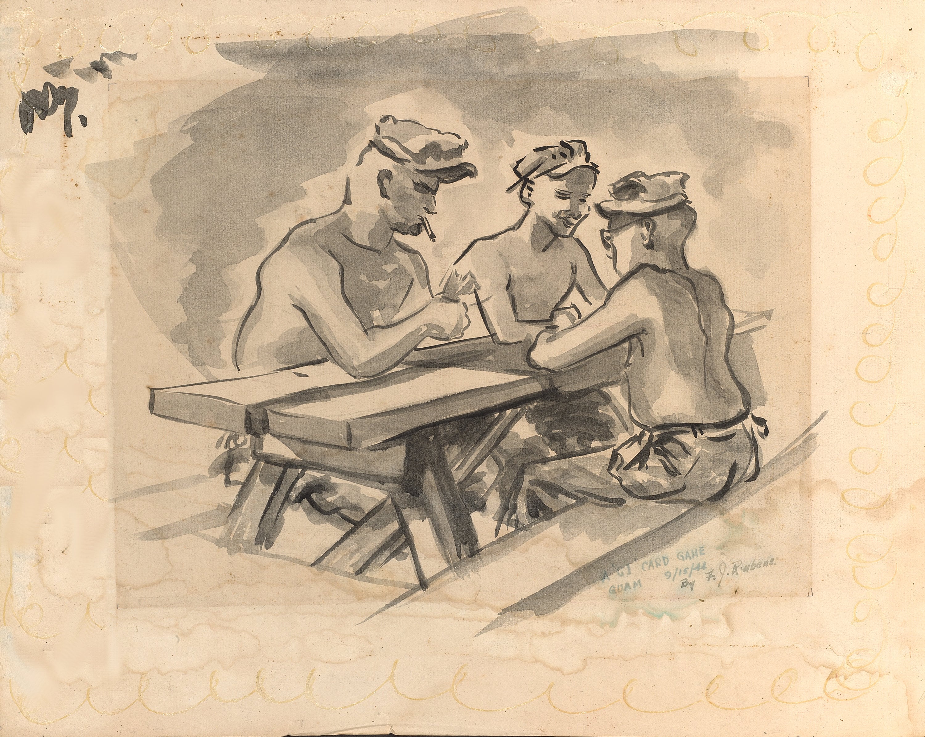 Guam 1944 Downloadable Digital Images Original Art 1930's-1960's ...