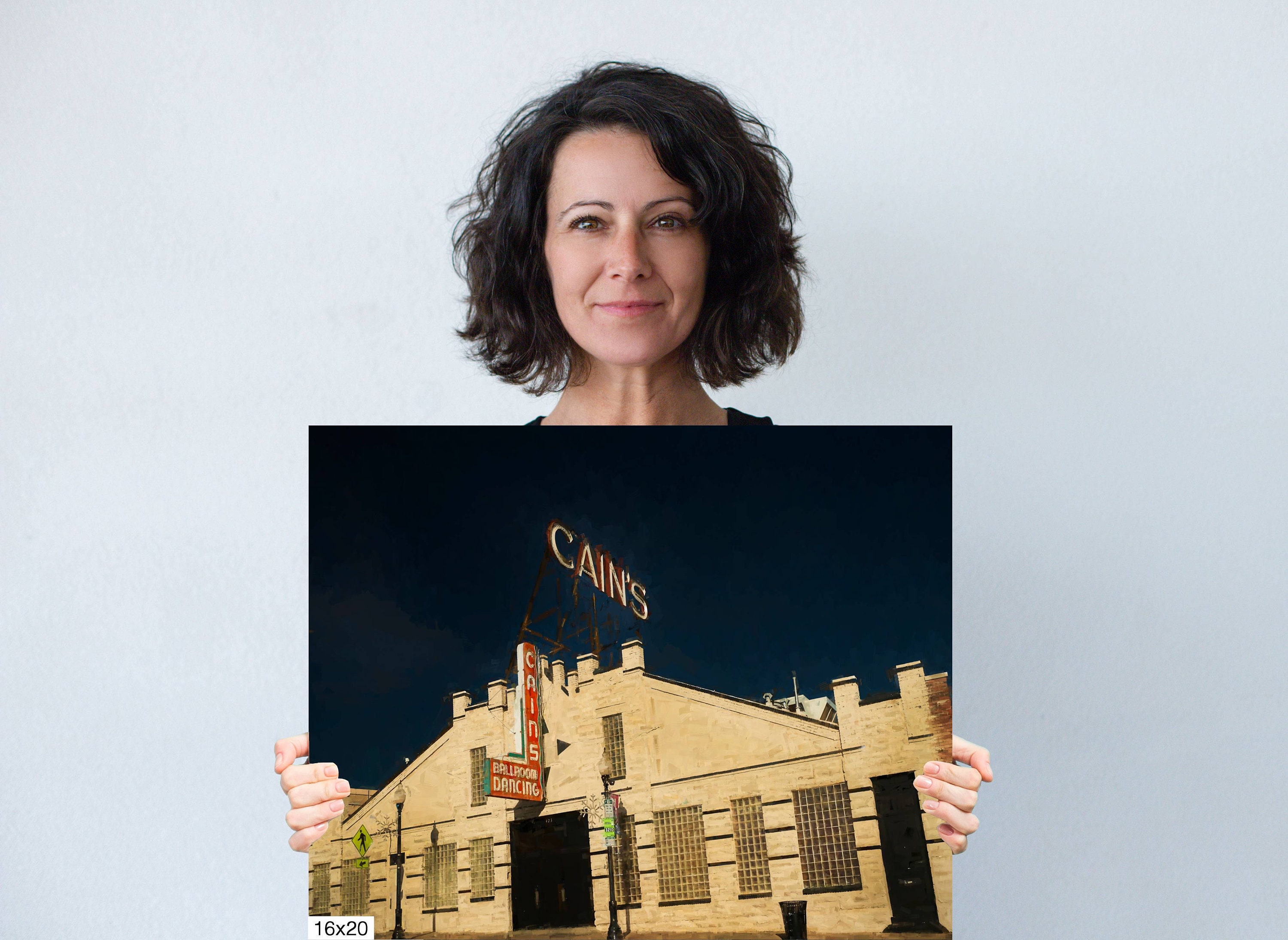 Tulsa Skyline Wall Art, Tulsa Skyline Print, Cain's Ballroom, Cain's ...