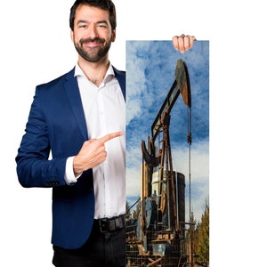 Tulsa Pump Jack Print, Oklahoma Oil Well Art - Etsy