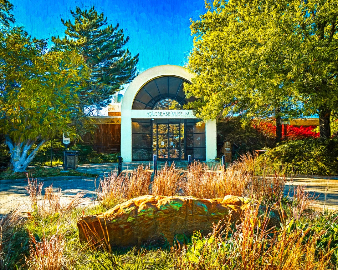 Tulsa Oklahoma Skyline Wall Art, Tulsa Gilcrease Museum, Tulsa Skyline ...