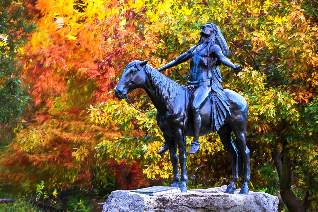 Tulsa Wall Art, Tulsa Great Spirit, Tulsa Great Spirit Print, Tulsa Art ...