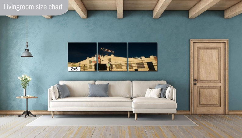 Tulsa Skyline Wall Art, Tulsa Skyline Print, Cain's Ballroom, Cain's ...