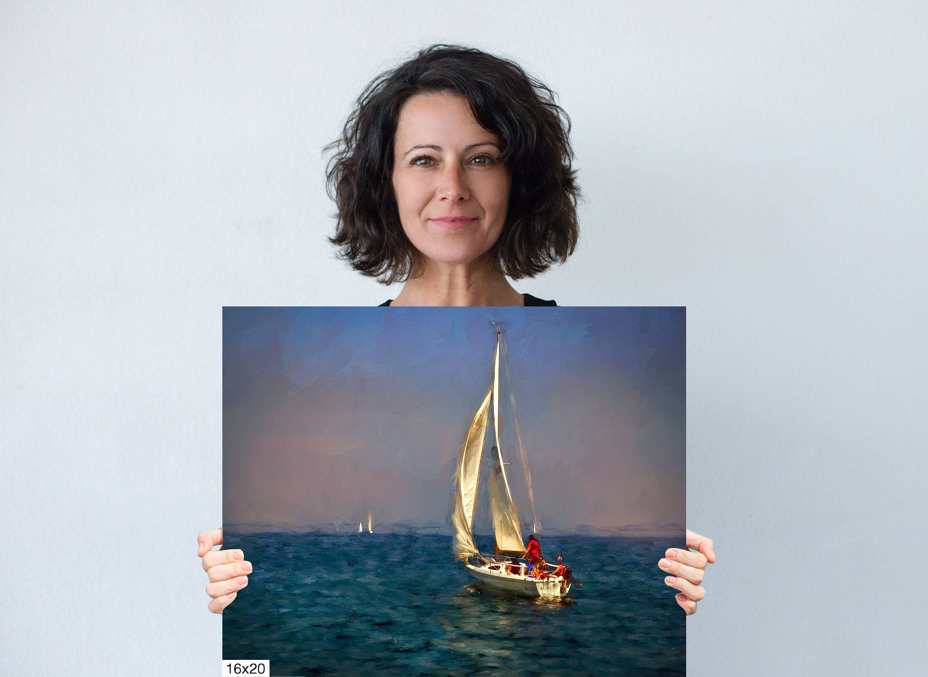 Sailboat Wall Art, Coastal Art, Sailboat Print, Sailboat, Sailboat Art ...