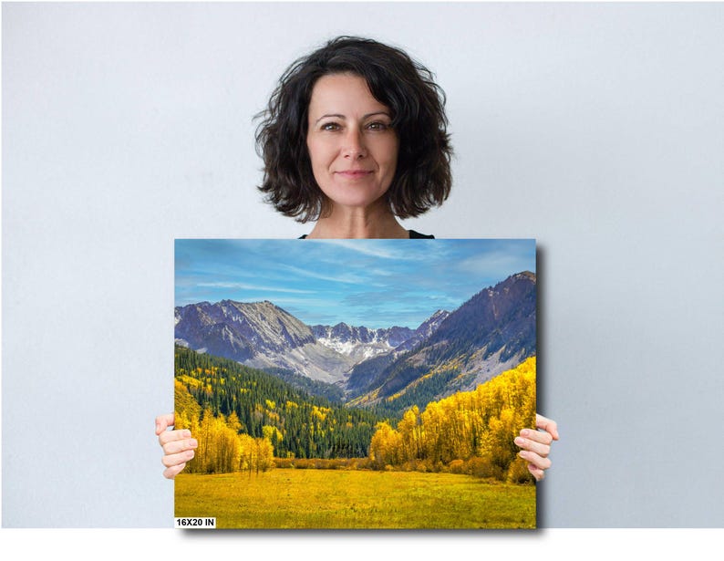 Colorado Fall Wall Art, Colorado Mountains Art, Autum Aspens Art ...