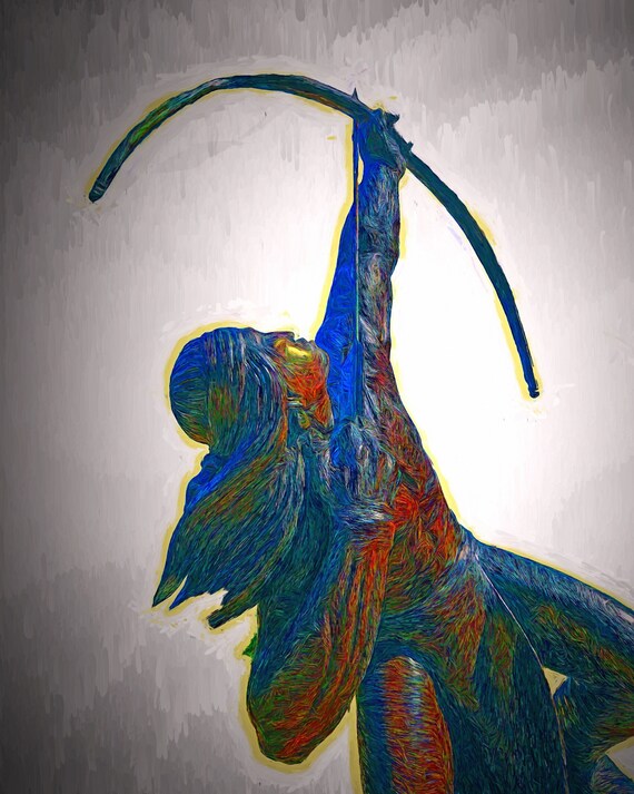 Native American Art Abstract Indian Art Indian Art Canvas - Etsy