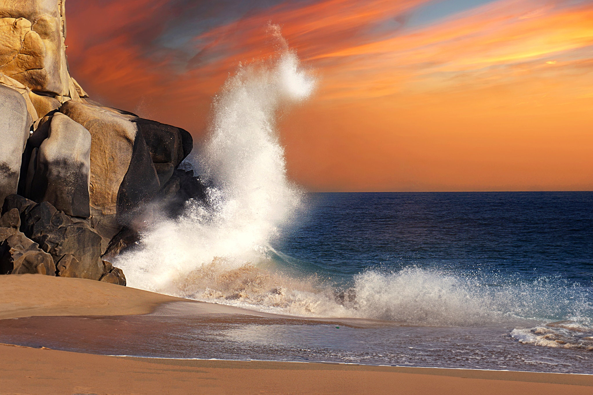 Cabo San Lucas Art, Cabo San Lucas Wall Art, Cabo Art, Cabo Beach Art ...