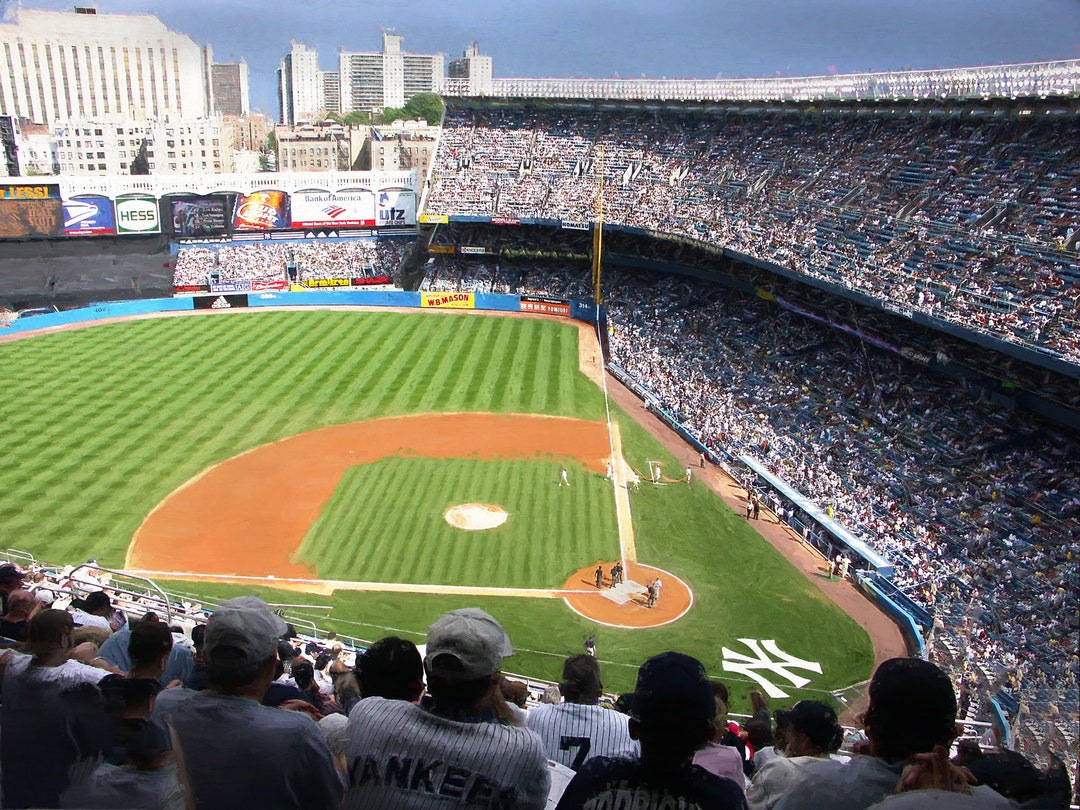 New York City Art, Yankee Stadium Art, Old Yankee Stadium, New York ...