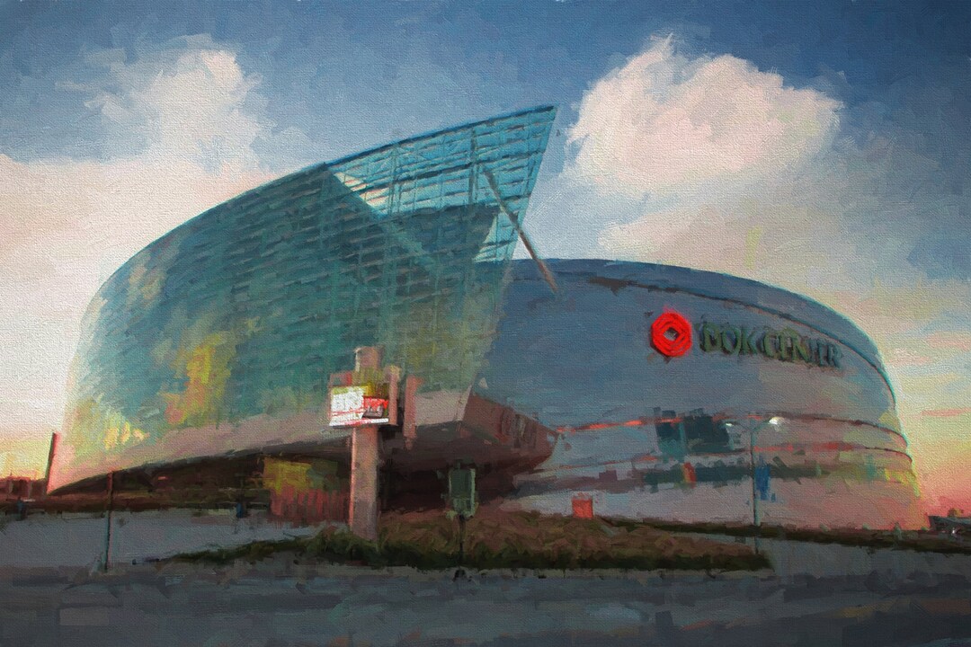 Tulsa BOK Center Print, Oklahoma Skyline Wall Art - Etsy