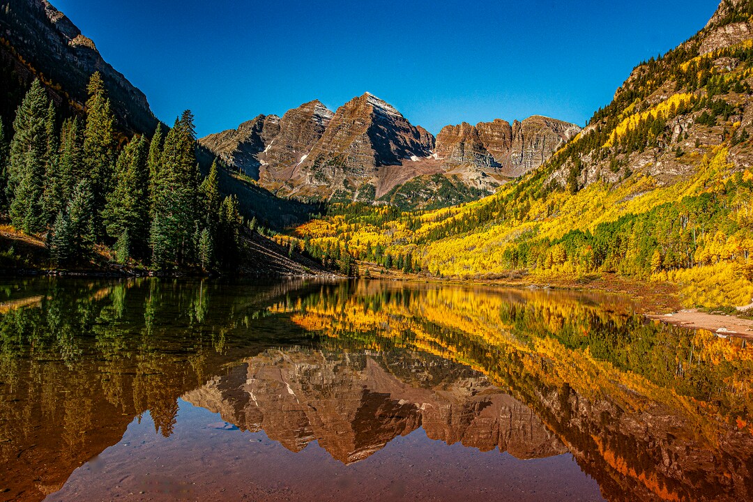 Colorado Fall Wall Art, Colorado Mountains Art, Autum Aspens Art ...
