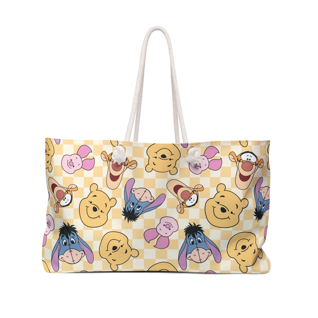 Winnie the Pooh Large Tote Bag, Winnie Weekender Bag, Disney Subtle ...