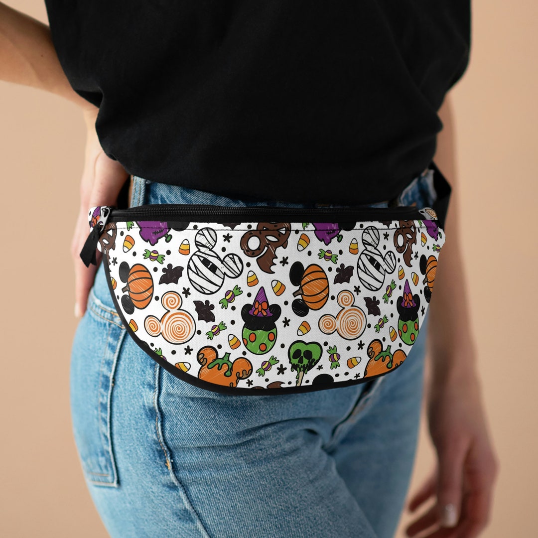 Cute Halloween Disney Fanny Pack, Pumpkin Spice Latte Disney Waist Bag ...