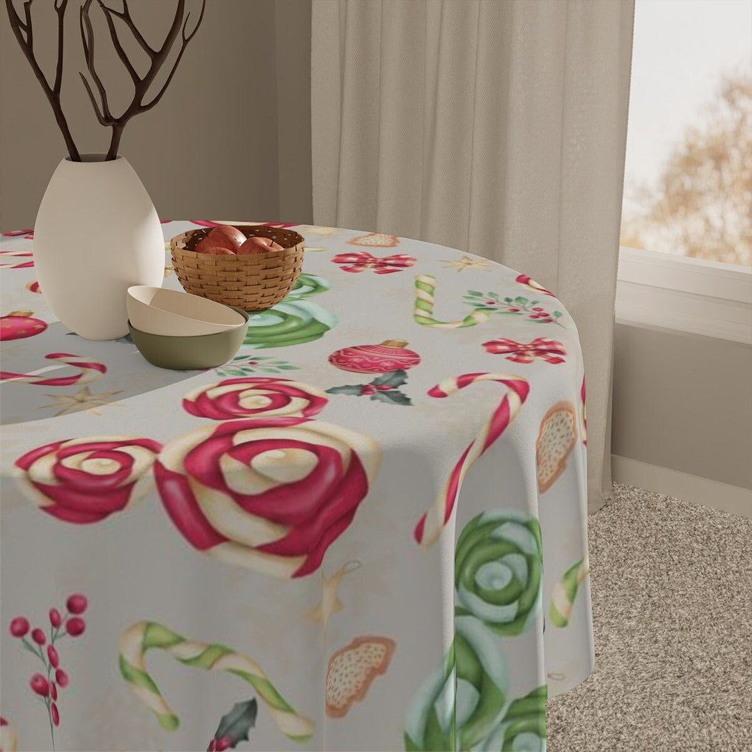 Disney Christmas Tablecloth, Disney Christmas Home Decor, Mickey Dining ...