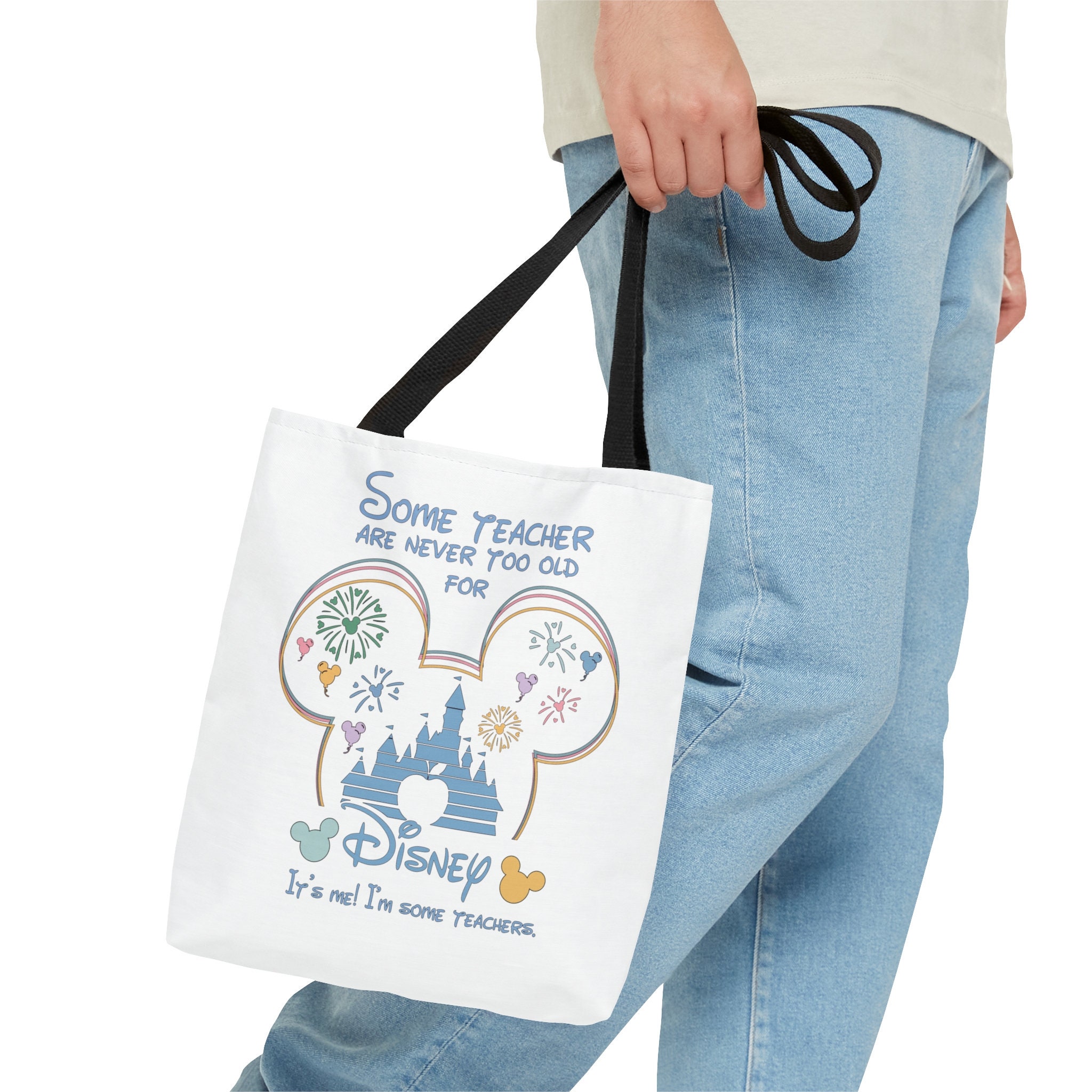 Disney Teacher Tote Bag Disney Teacher Gift Canva Tote Disney Classroom ...