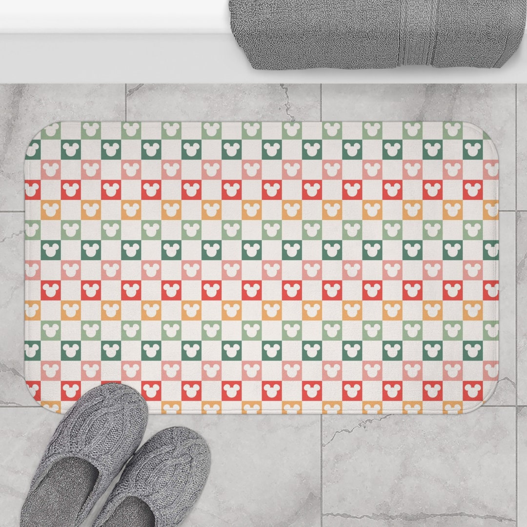 Disney Bath Mat Disney Bathroom Decor Mickey Mouse Bath Rug Decor ...