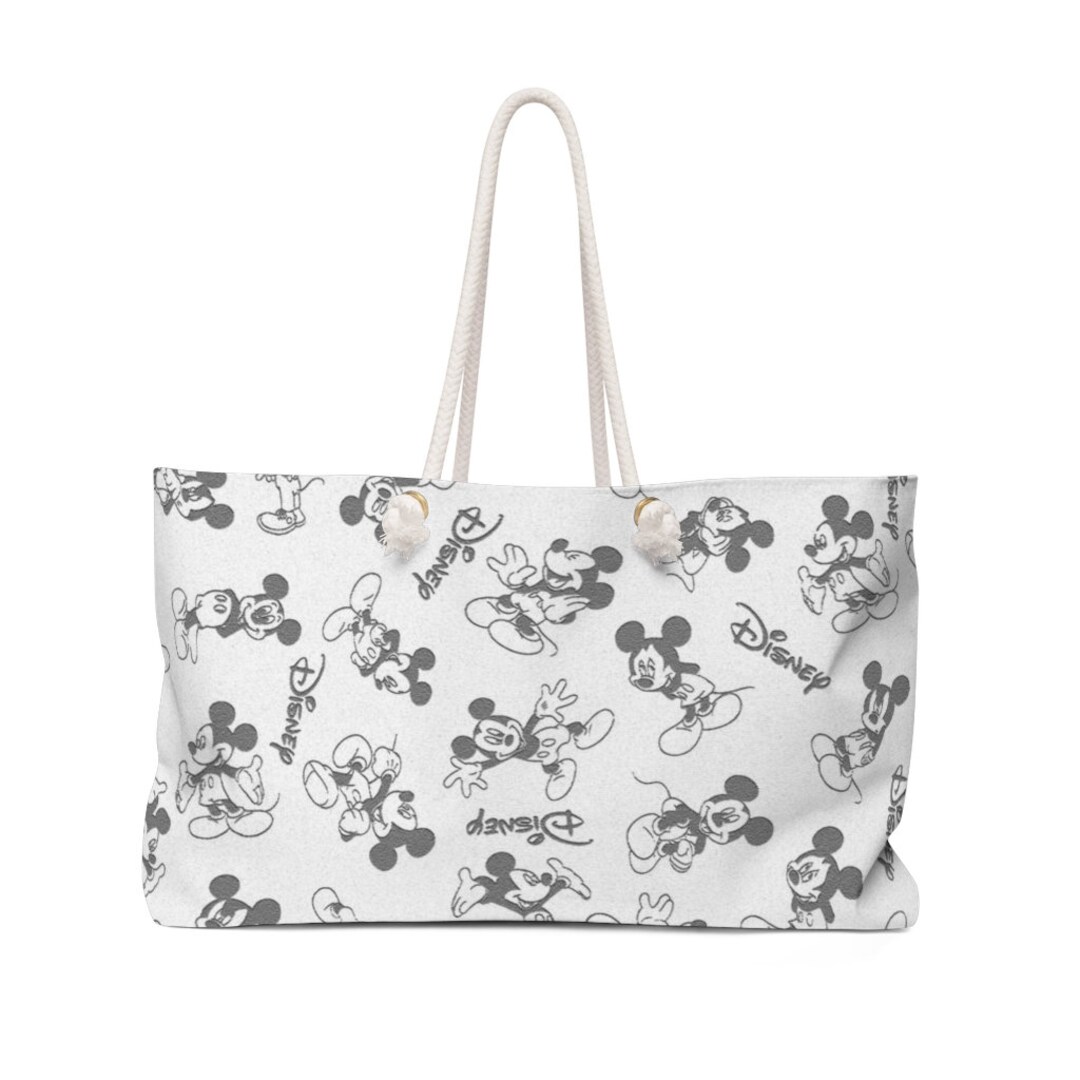 Retro Disney Large Totebag - Mickey Weekender Bag - Disney Vintage Gift ...