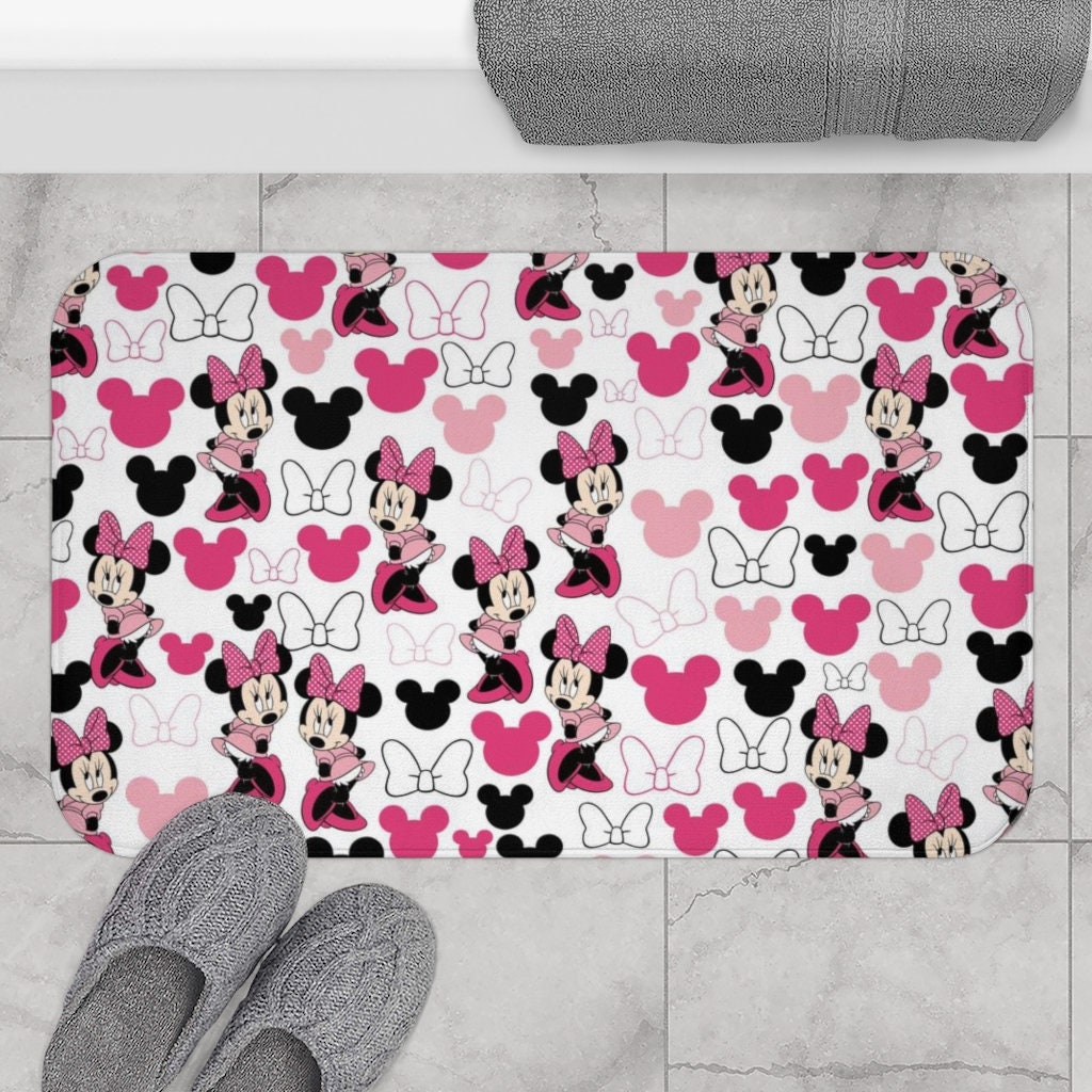 Minnie Mouse Disney Bath Mat, Disney Bathroom Decor sold by Helpless ...