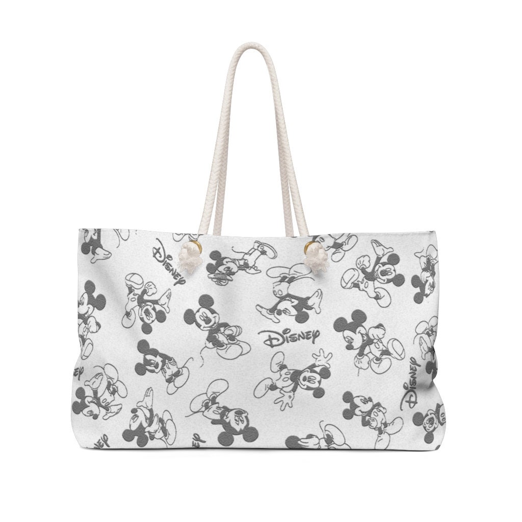 Retro Disney Large Totebag - Mickey Weekender Bag - Disney Vintage Gift