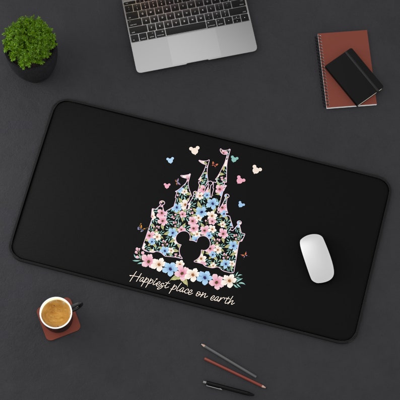 Disney Desk Mat Magic Kingdom Office Supply Disney Castle Mickey Home ...