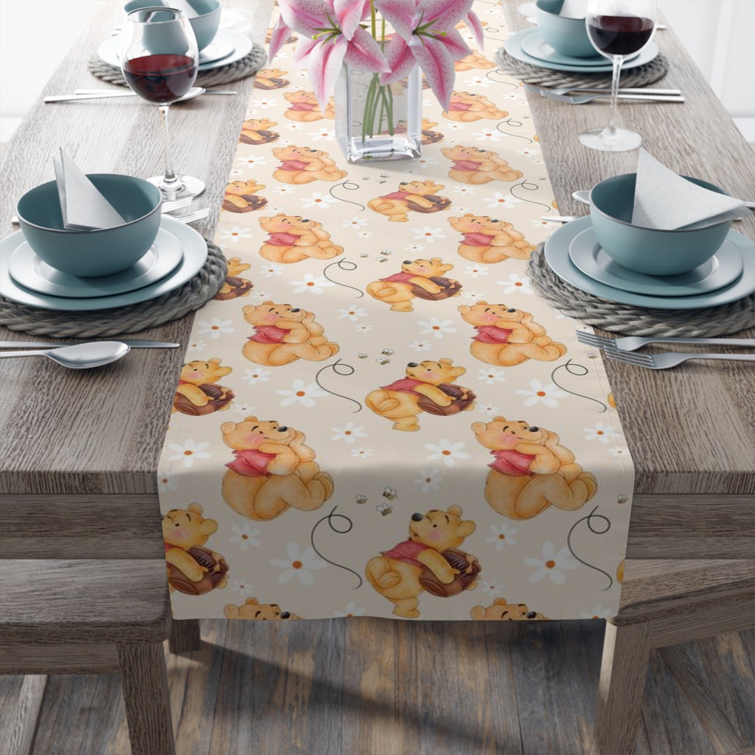 Winnie the Pooh Table Runner Disney Kitchen Decor Disney Table Runner ...